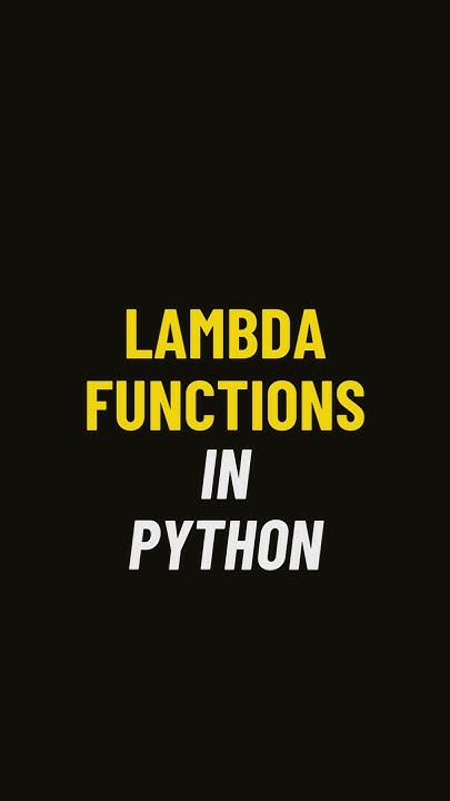 Need Quick Anonymous Functions Use Lambda Pythonbasics Pythonchallenge Python