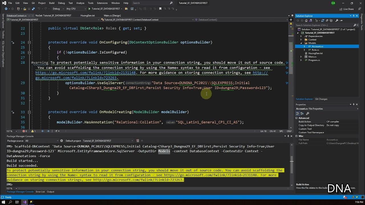 Tutorial P3 - CRUD Đối tượng Entity Framework Database First - Csharp 3 - UDPM - FPOLY - YouTube