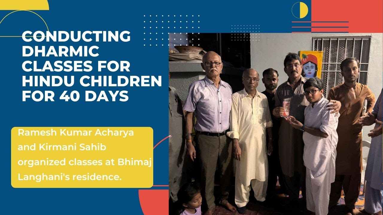 CONDUCTING DHARMIC CLASSES FOR HINDU CHILDREN FOR 40 DAYS ll Minorities ...