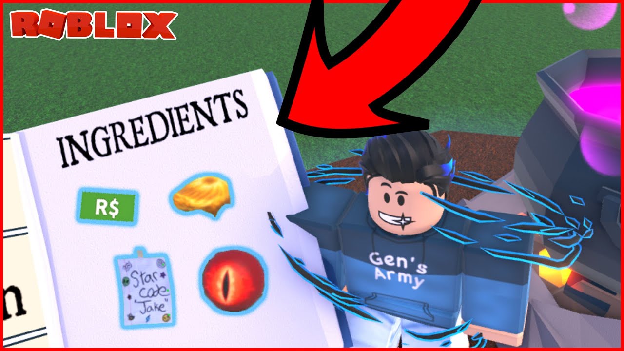 HOW TO GET ROBUX, JAYINGEE , SKETCH , CYCLOPS EYE [4 NEW INGREDIENTS ...