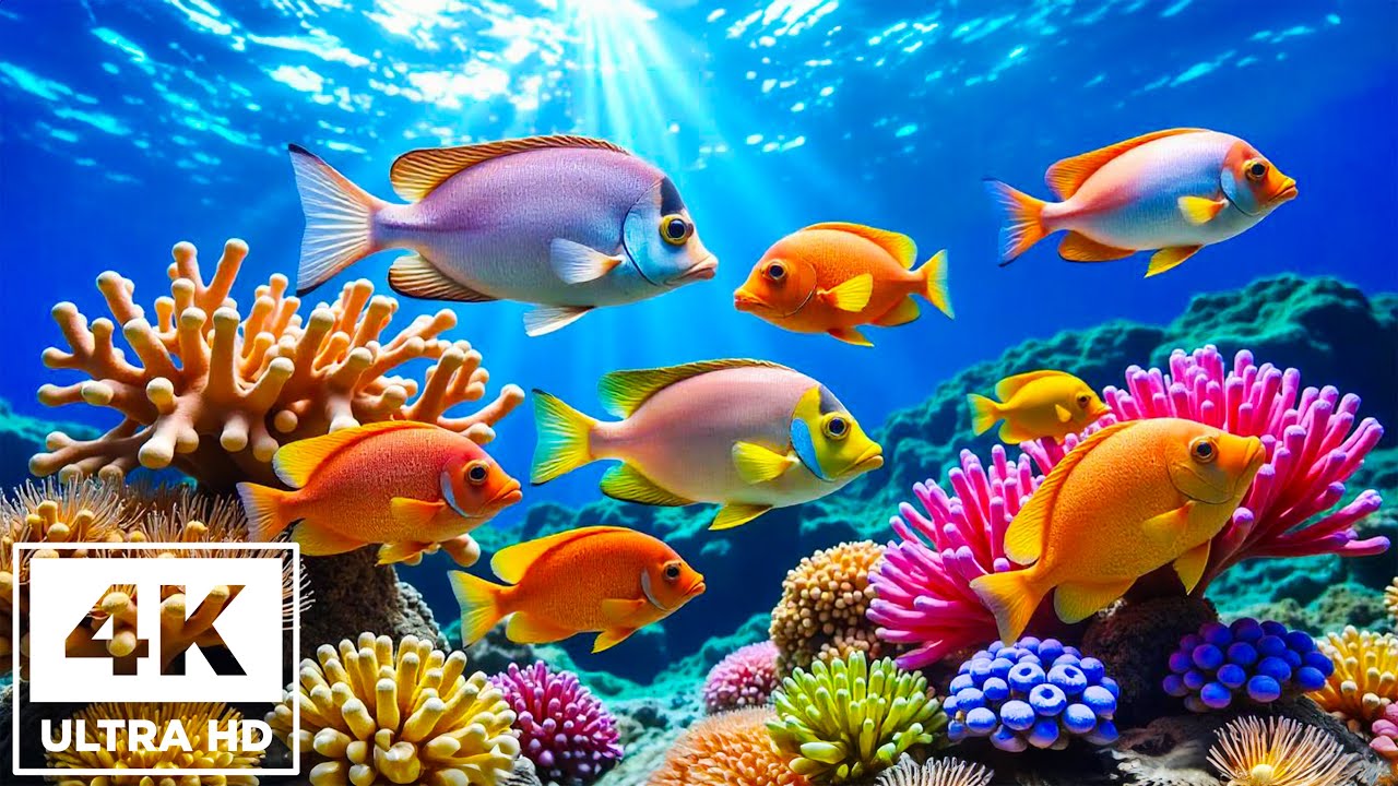 Explore Stunning Sea Life in the Best 4K Ultra HD Aquarium – Dive Into ...