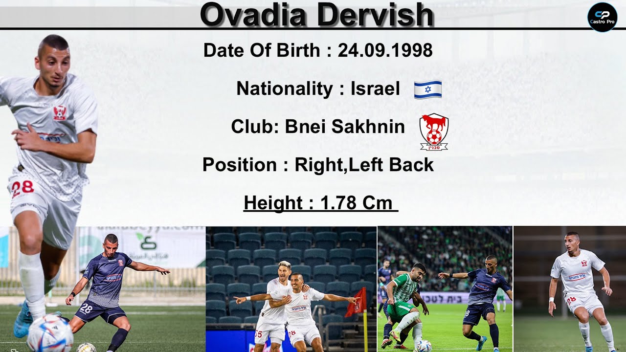 Ovadia dervish | Right ,Left Back | 2023 | עובדיה דרויש - YouTube