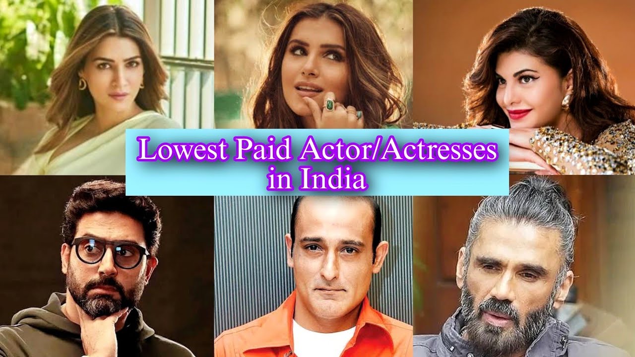 Lowest Paid Actor Actresses In India | Indian Celebrities Cost - YouTube