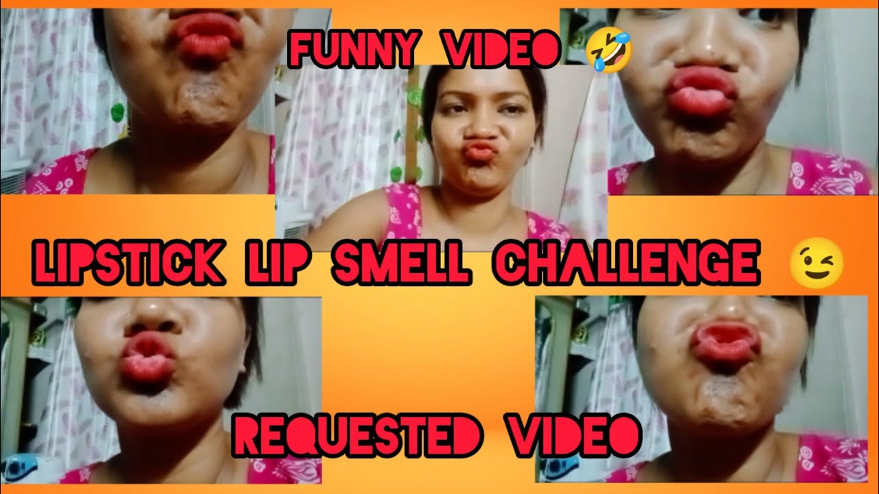 💥 Lipstick lip smell challenge 💥//Most requested video 🥰//very funny ...