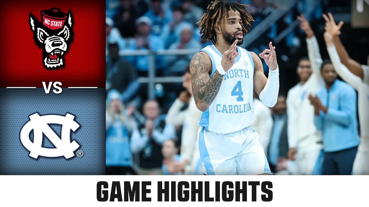 NC State vs. North Carolina Game Highlights | 2024-25 ACC Men's ...