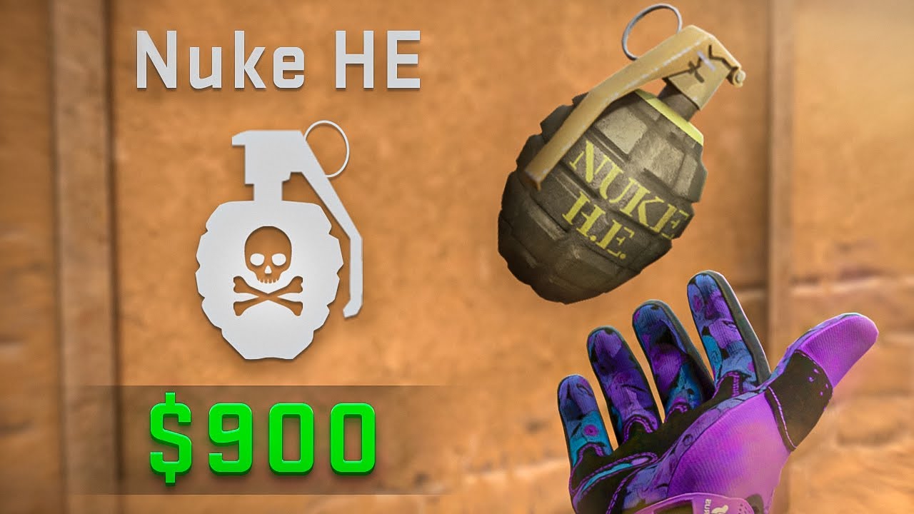 primeira partida com a NUKE HE... (a granada MAIS POTENTE do CS:GO ...