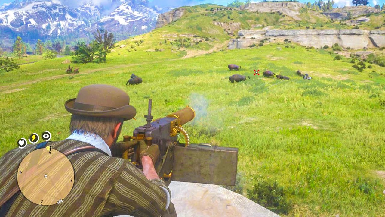 When Charles asks you not to shoot more than one bison | RDR2 - YouTube