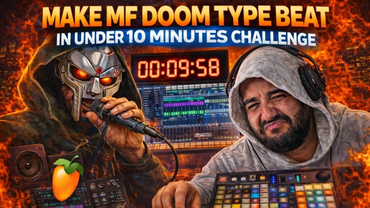 MF DOOM Type Beat in 10 Minutes Challenge #5 | FL Studio Cookup - YouTube