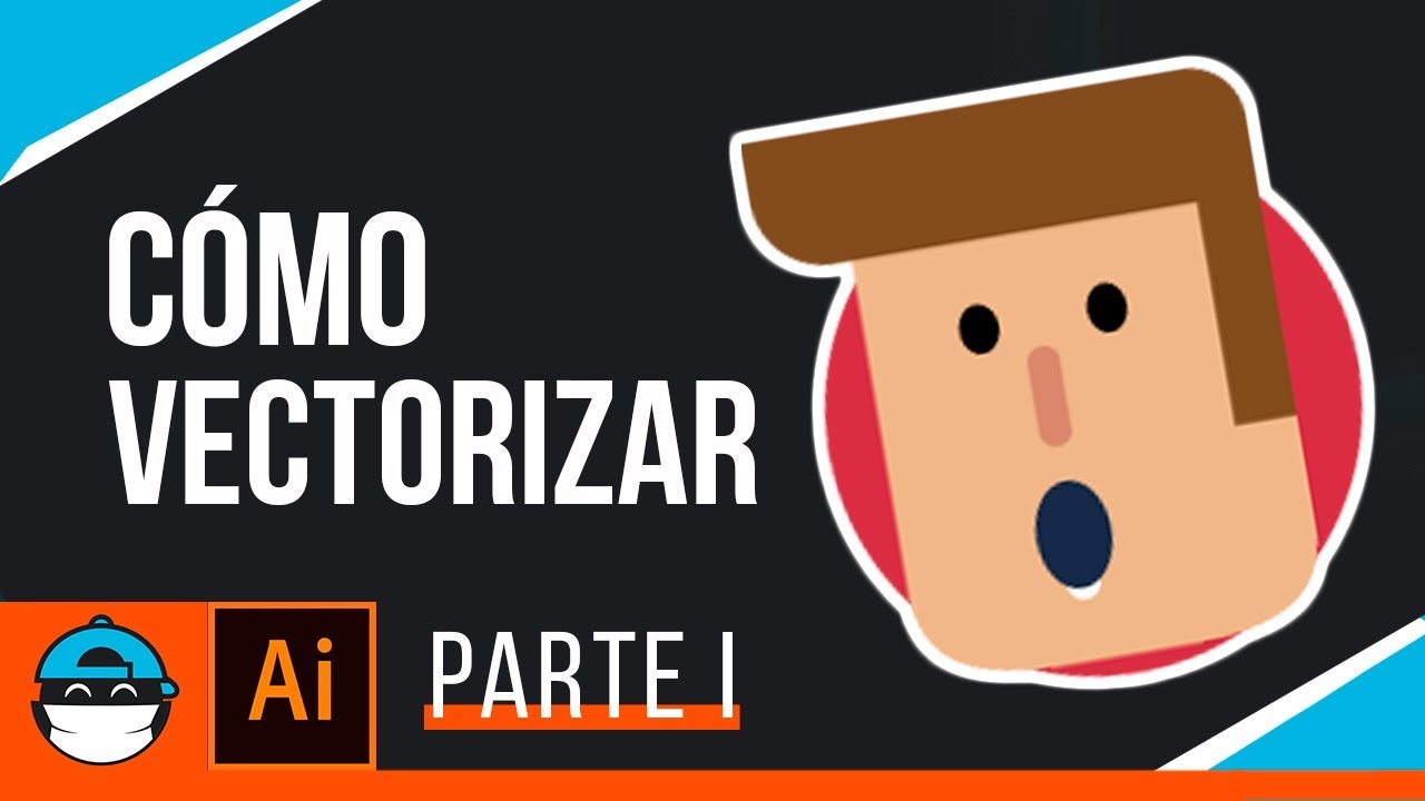 Cómo vectorizar un personaje en Illustrator Parte 1: Formas simples ...