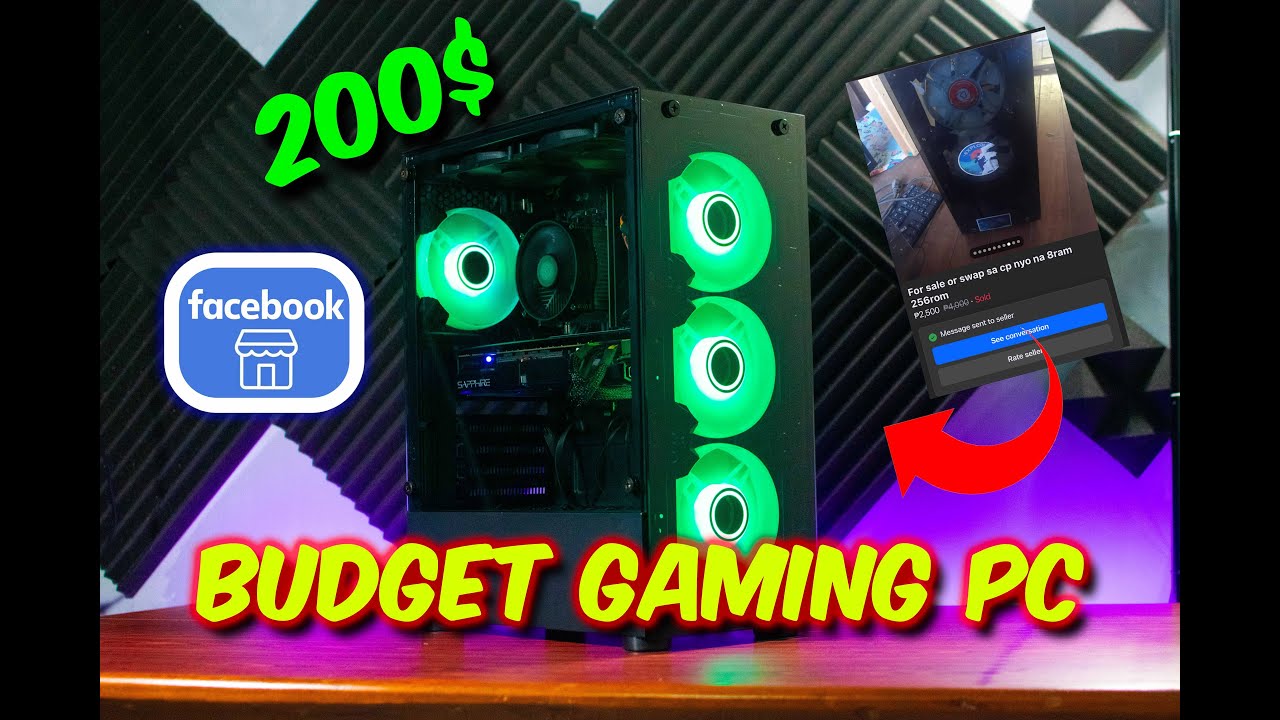 Building a 200$ BUDGET Gaming PC From FB Marketplace! - YouTube