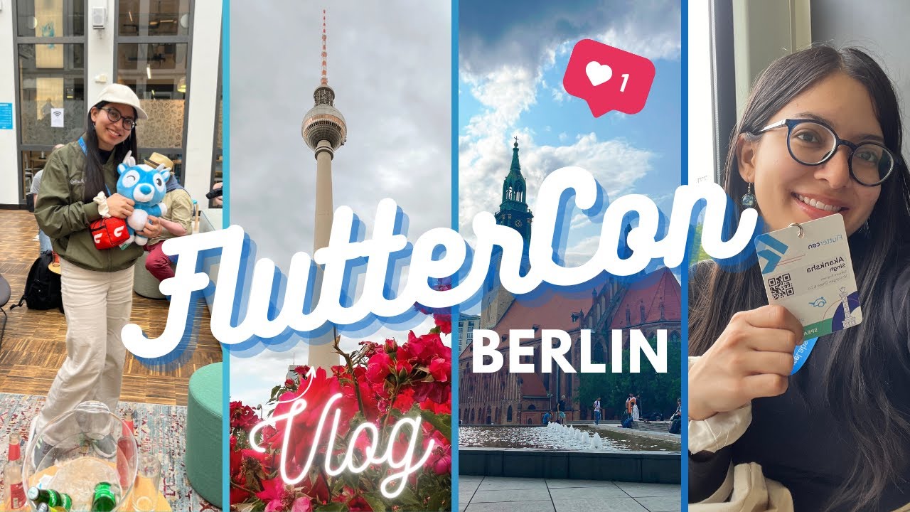 Speaking at my 3rd International Tech Conference | FlutterCon Berlin 2023 Vlog - YouTube