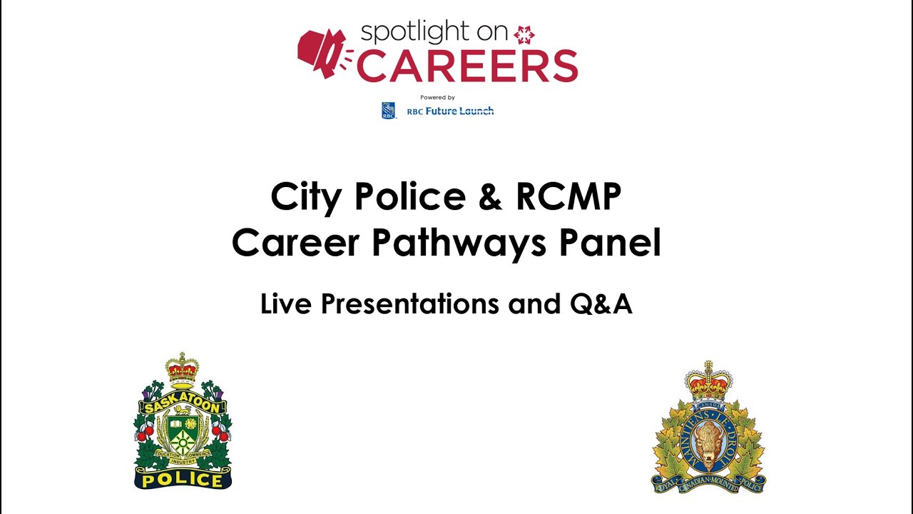 City Police & RCMP Career Pathways Panel - YouTube