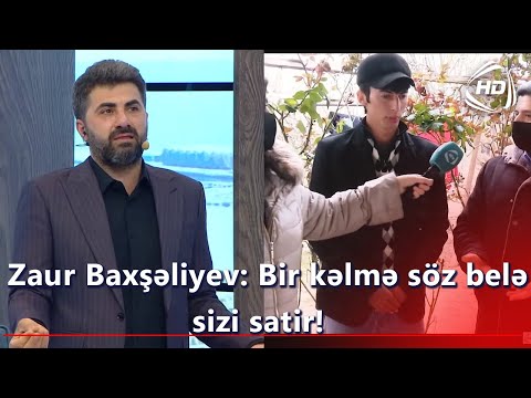 Zaur Baxşəliyev: Bir kəlmə söz beləsizi satir! (BizimləSən)
