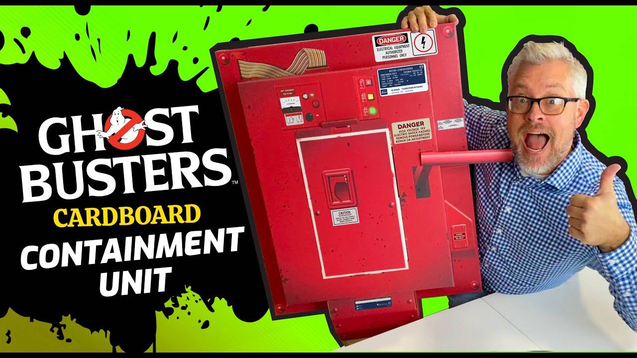 Ghostbusters Cardboard Containment Unit – Unboxing and Product Assembly ...