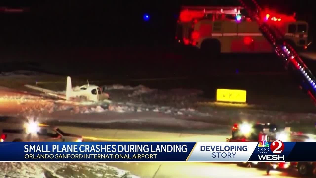 Officials: Small plane trying to land hits another plane at Orlando ...