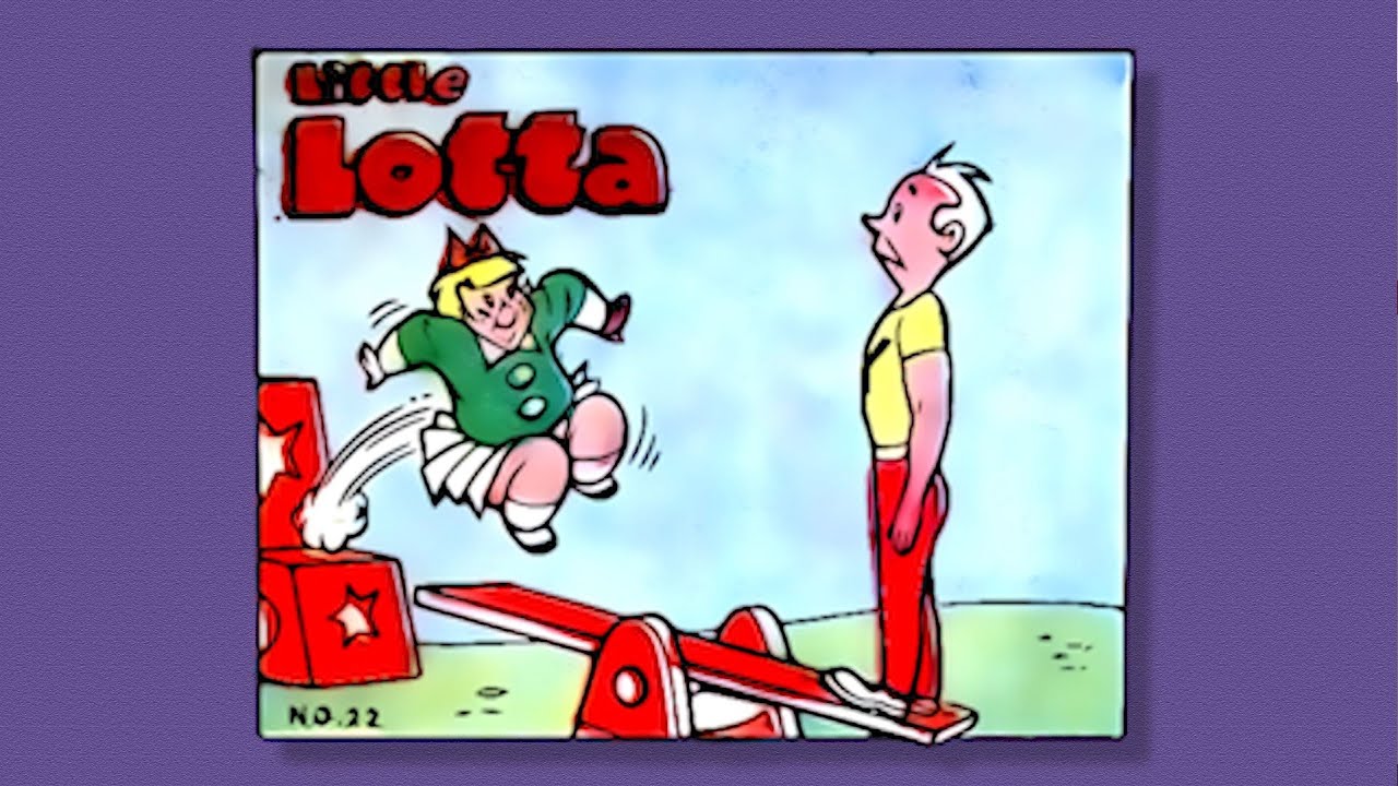 A Harvey Comics 1 Page Story #76 Little Lotta - YouTube