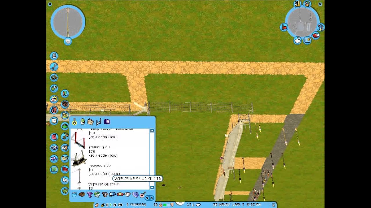 How to make a good mini zoo on RCT3 - YouTube