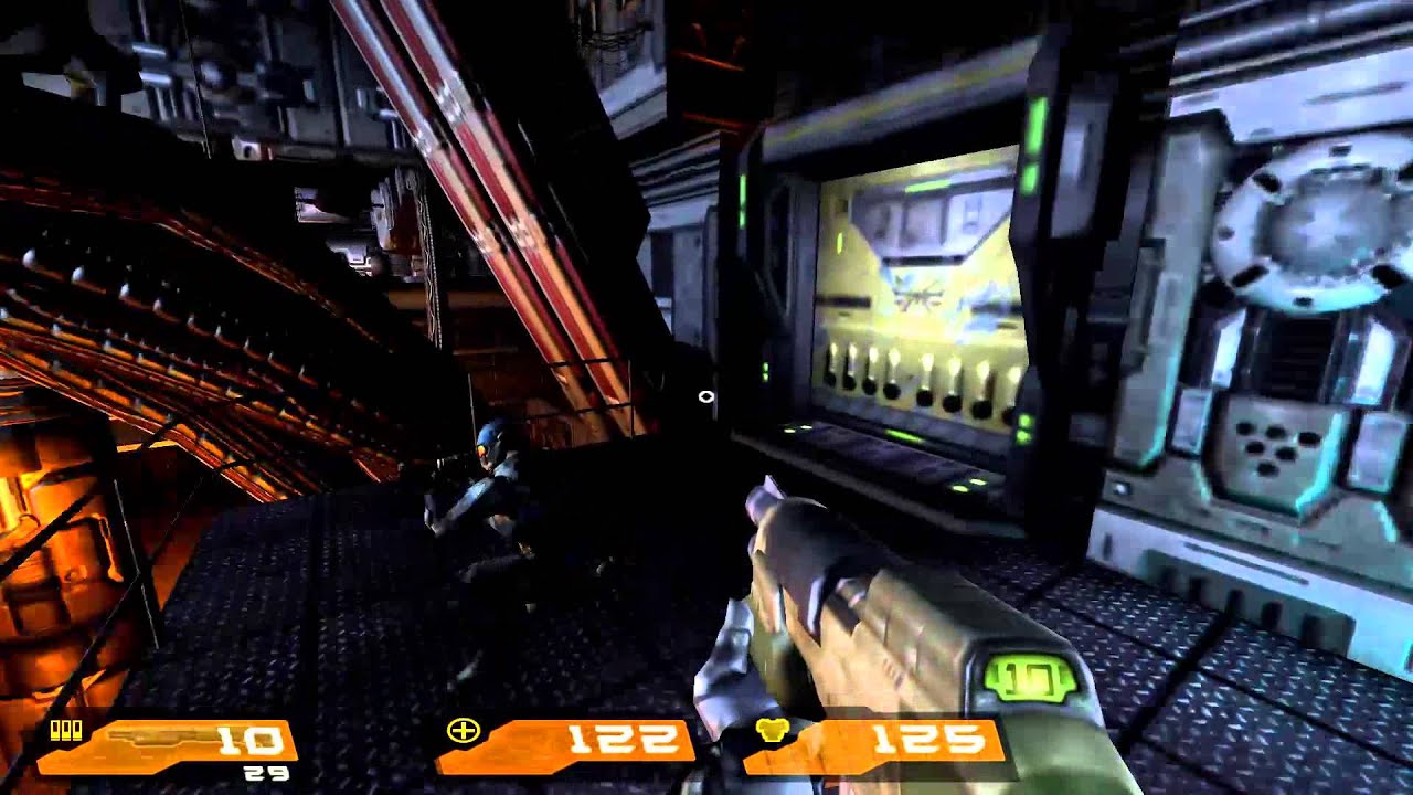 Quake 4 with Commentary Part 32-Getting to the tower guard - YouTube