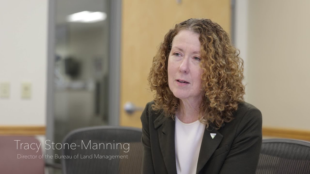 Video: Tracy Stone-Manning talks about her time at the BLM - YouTube