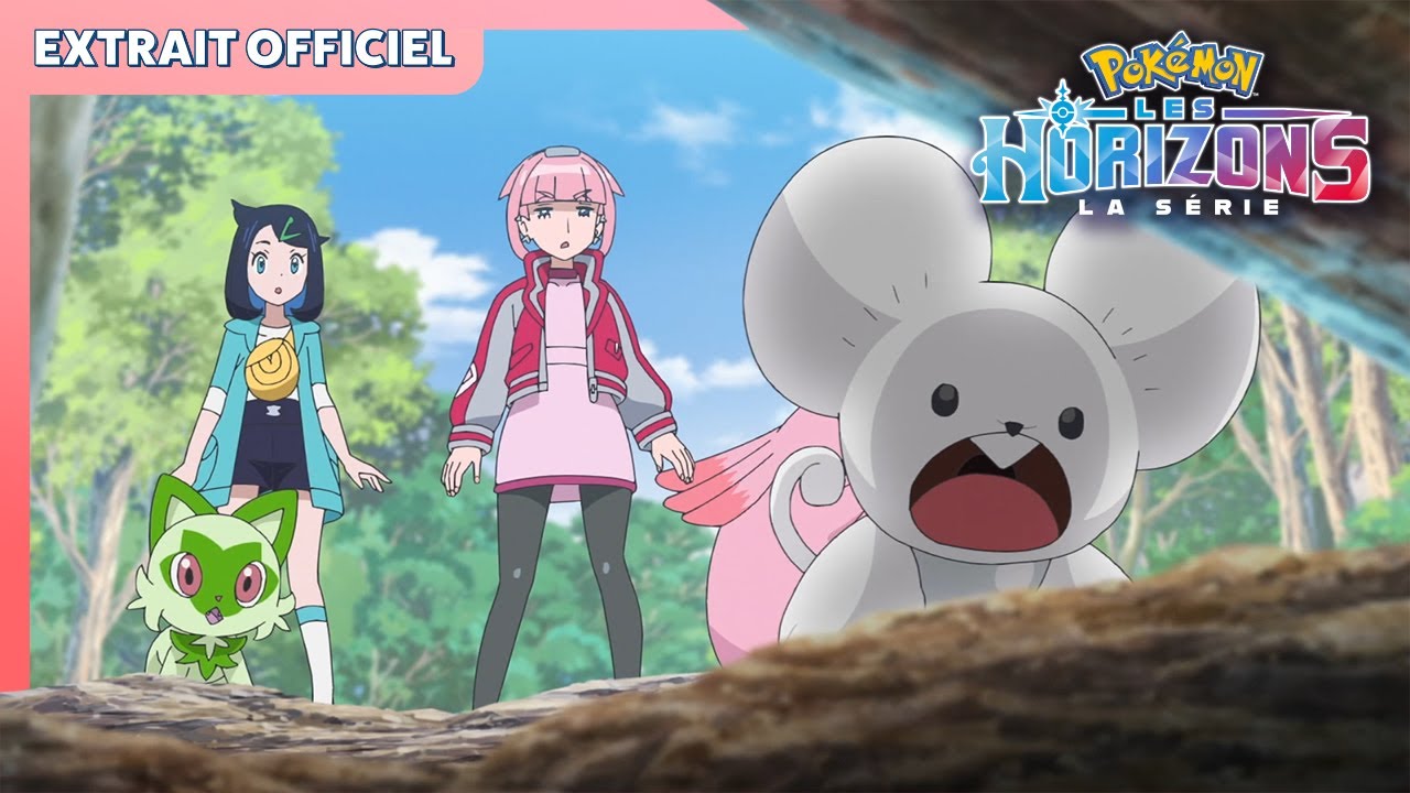 Un Compagnol tout seul ? | La série : Pokémon, les horizons | Extrait ...