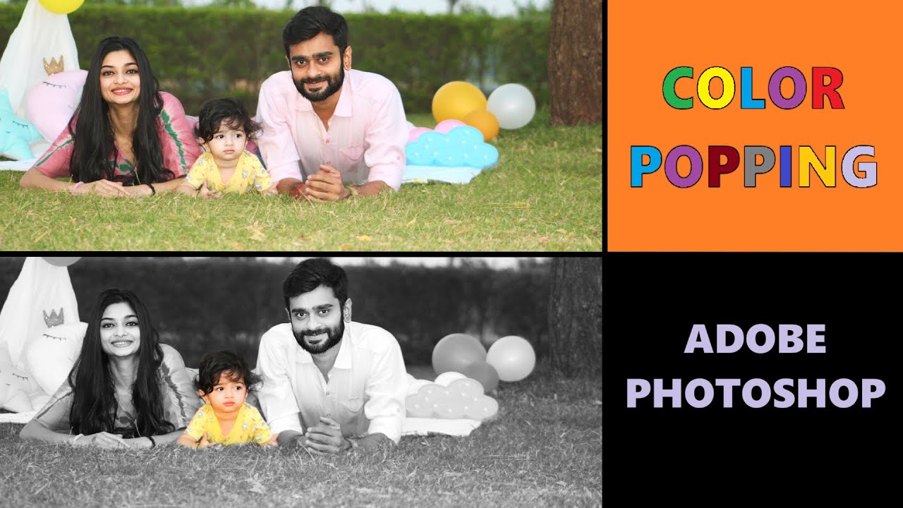 Color Popping Photo Editing | Adobe Photoshop | Layer Mask | Part 14 ...