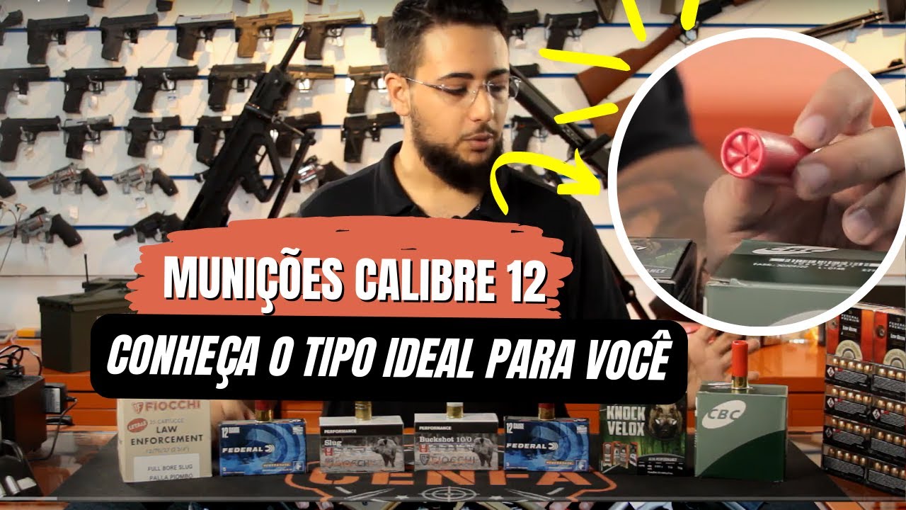 MUNIÇÕES CALIBRE 12: QUAL ESCOLHER? - YouTube