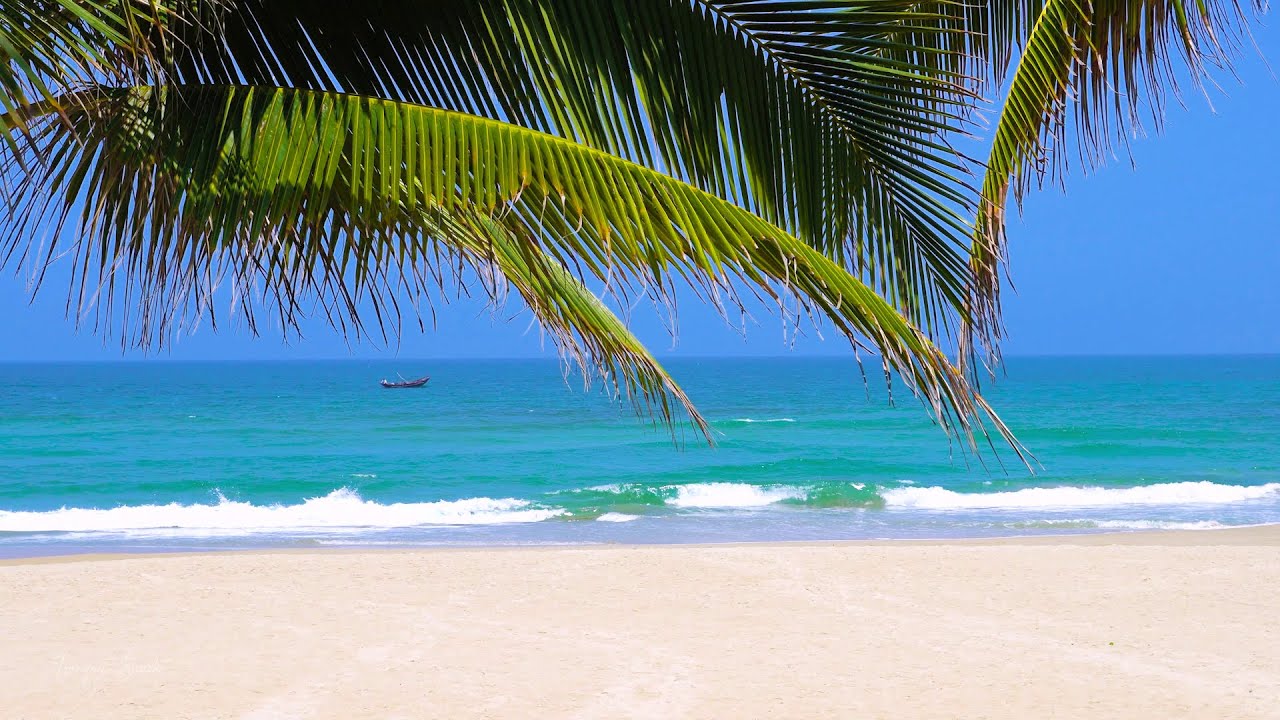 10 Hours of Beautiful Tropical Beach Waves for Relaxation, Deep Sleep ...