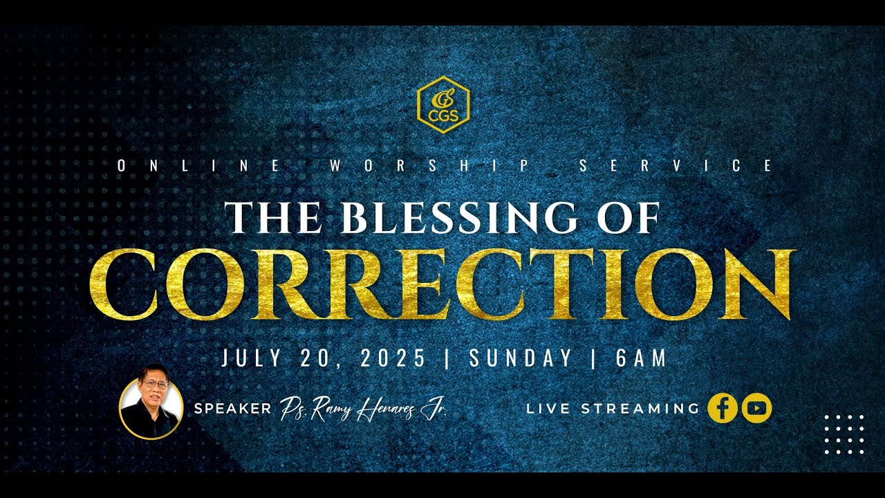 The Blessing of Correction | Simbahay Online Worship | July 20, 2025 ...