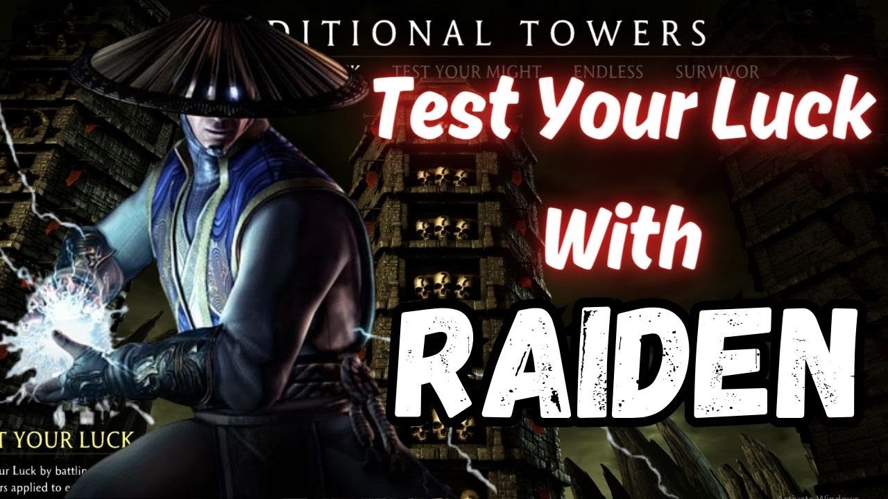 Test Your Luck Tower Fight Played With Raiden | Mortal Kombat X | Tower ...