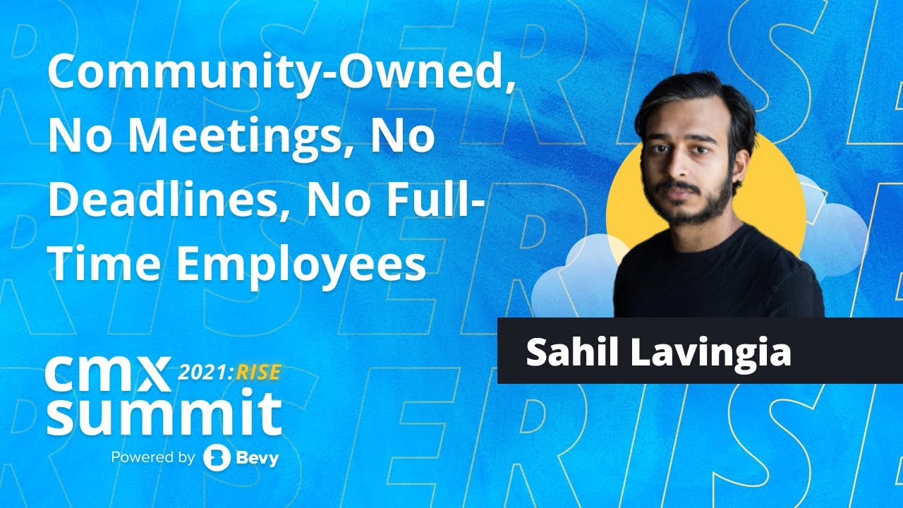 Community Owned, No Meetings, No Deadlines, No Full Time Employees ...