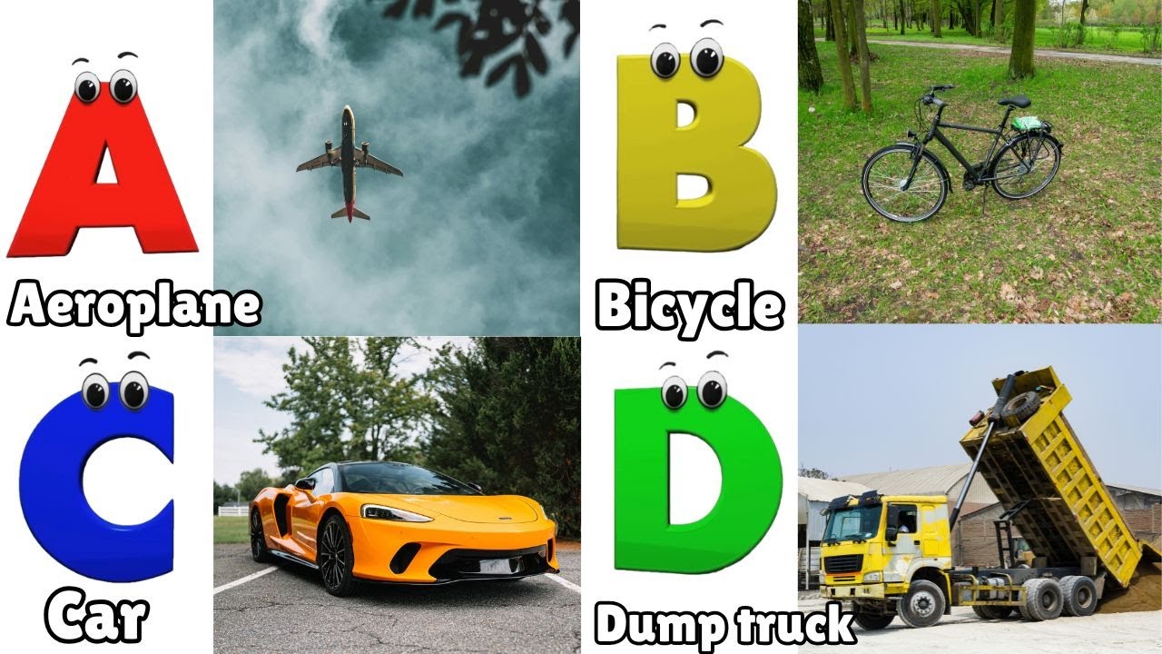Vehicles Alphabet Song for kids | Vehicle ABC Song | Phonics for Kids ...