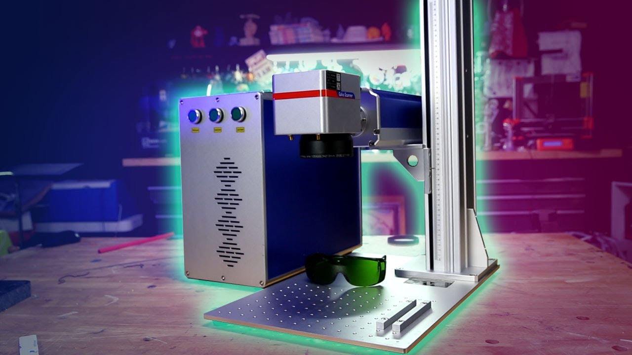 Engraving Metal With a 20 Watt Fiber laser - YouTube