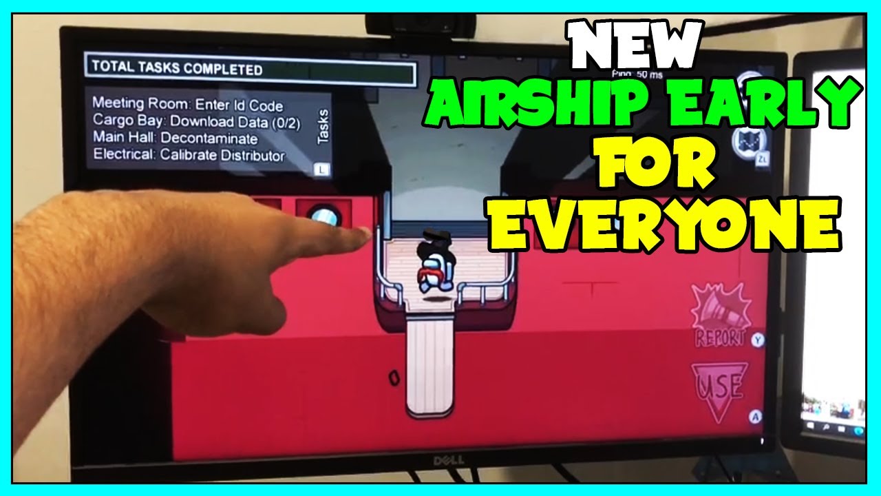 PLAY AIRSHIP Map EARLY In Among Us! *Tutorial* (The AIRSHIP EARLY ...