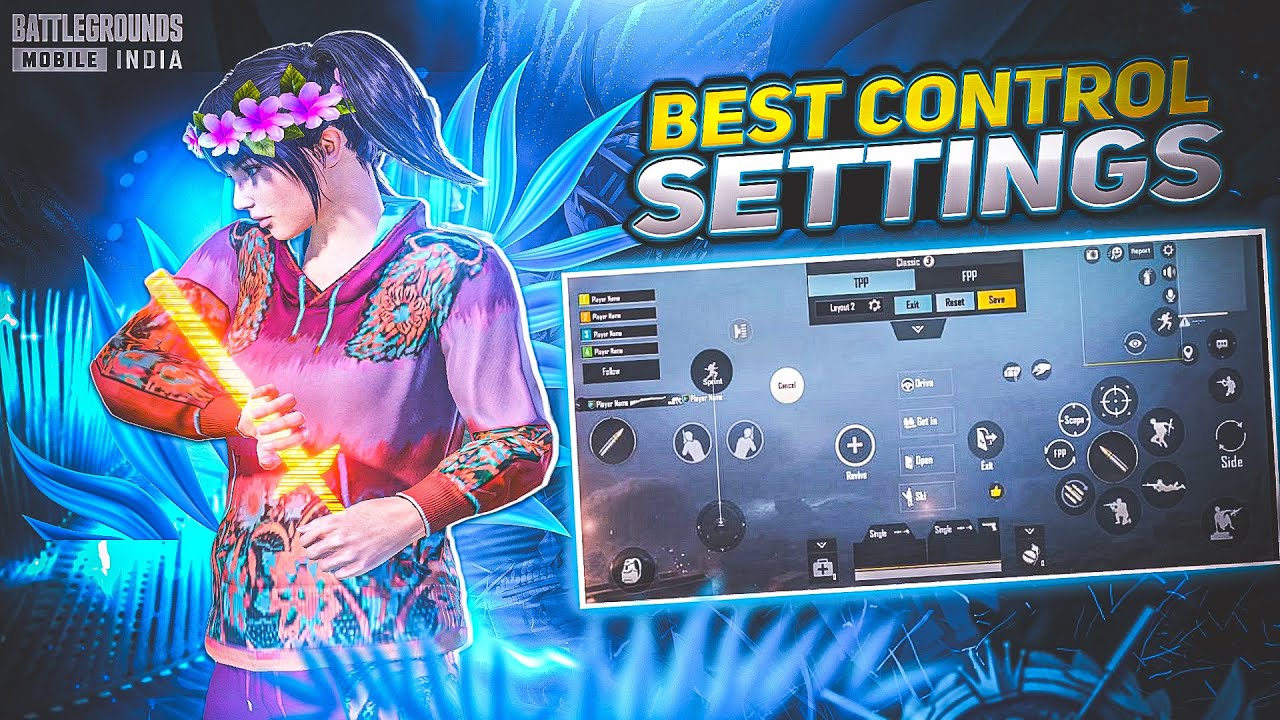 Best Control Setting in BGMI GAMEPLAY | Best 2 Finger Claw CONTROL ...