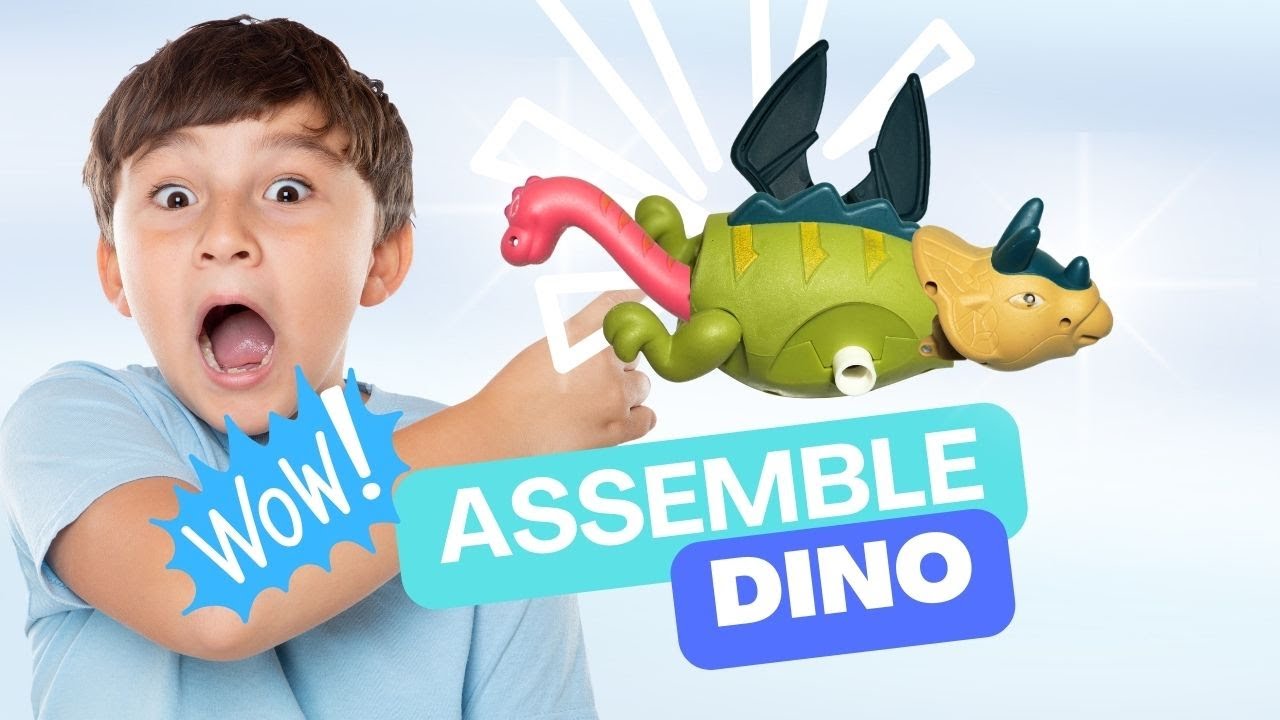 WoW Bronto + T-Rex | Assemble Dino !!! - YouTube