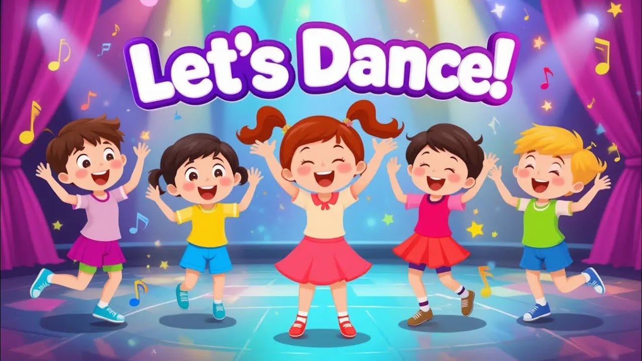 Let’s Dance! – Fun Kids' Dance Song with Movements & Freeze Game ...