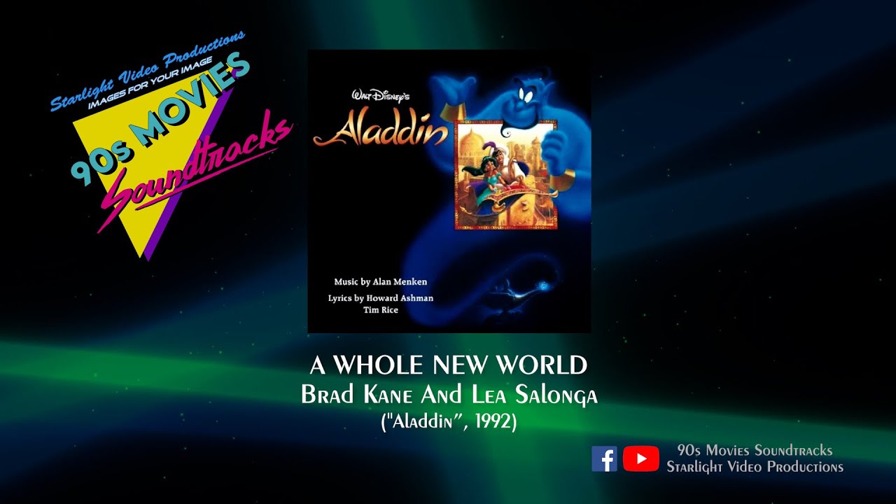 A Whole New World - Brad Kane And Lea Salonga ("Aladdin", 1992) - YouTube