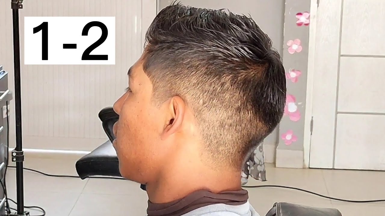 HAIRCUT Corte con la 1y 2 - YouTube