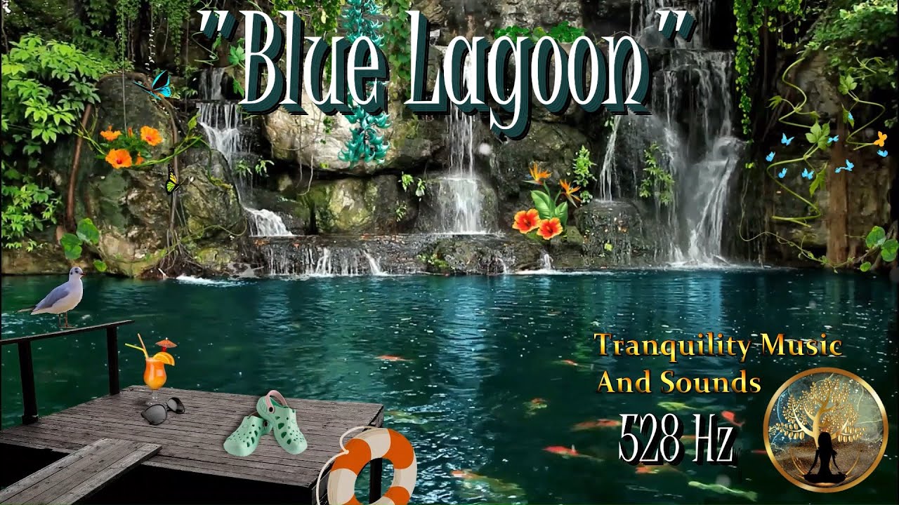 Relaxing Piano Music: Waterfall & Lake Sounds, Deep Sleep, Meditation ...