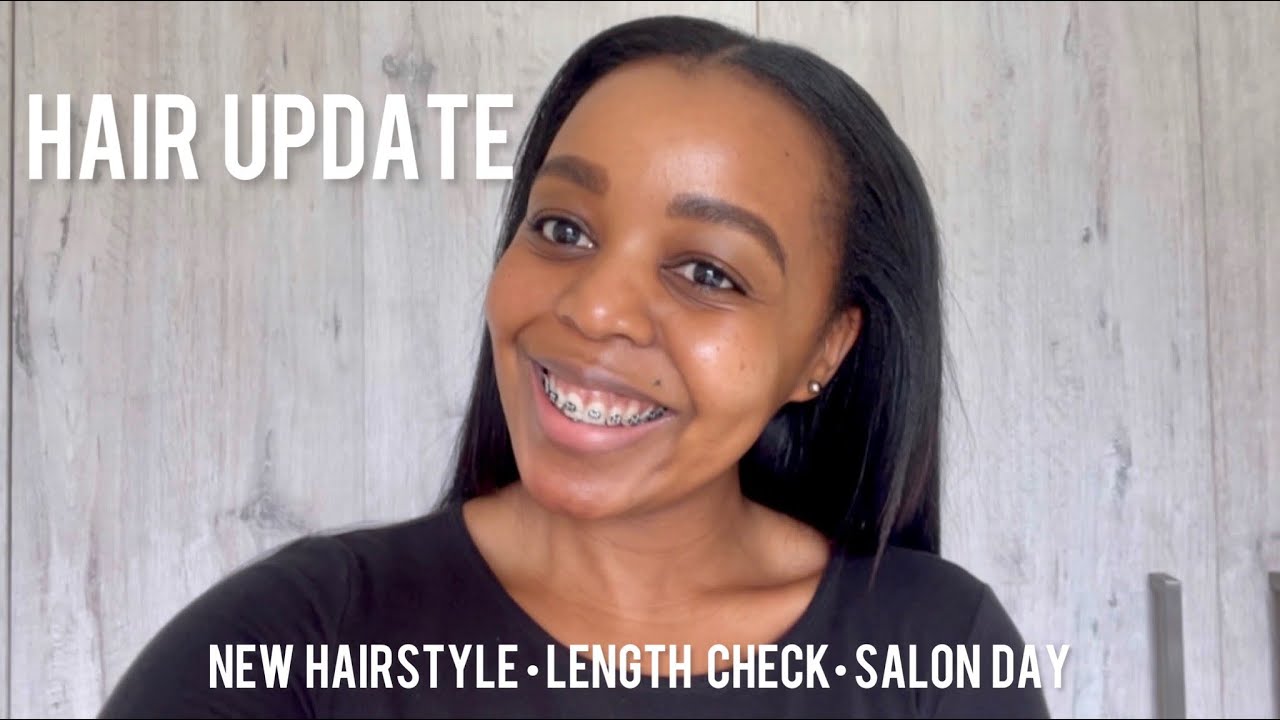 Hair update| unplaiting my hair, length check, come with me to the ...