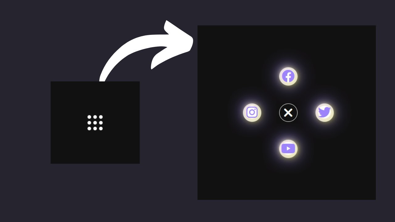 9 Dot Menu Css Animation Html And Css Iqracs Youtube 0916