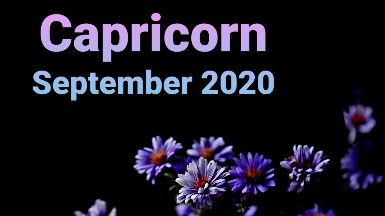 CAPRICORN ♑ September 2020 ☆ Swimming Away From The Sharks. Dare To Be ...
