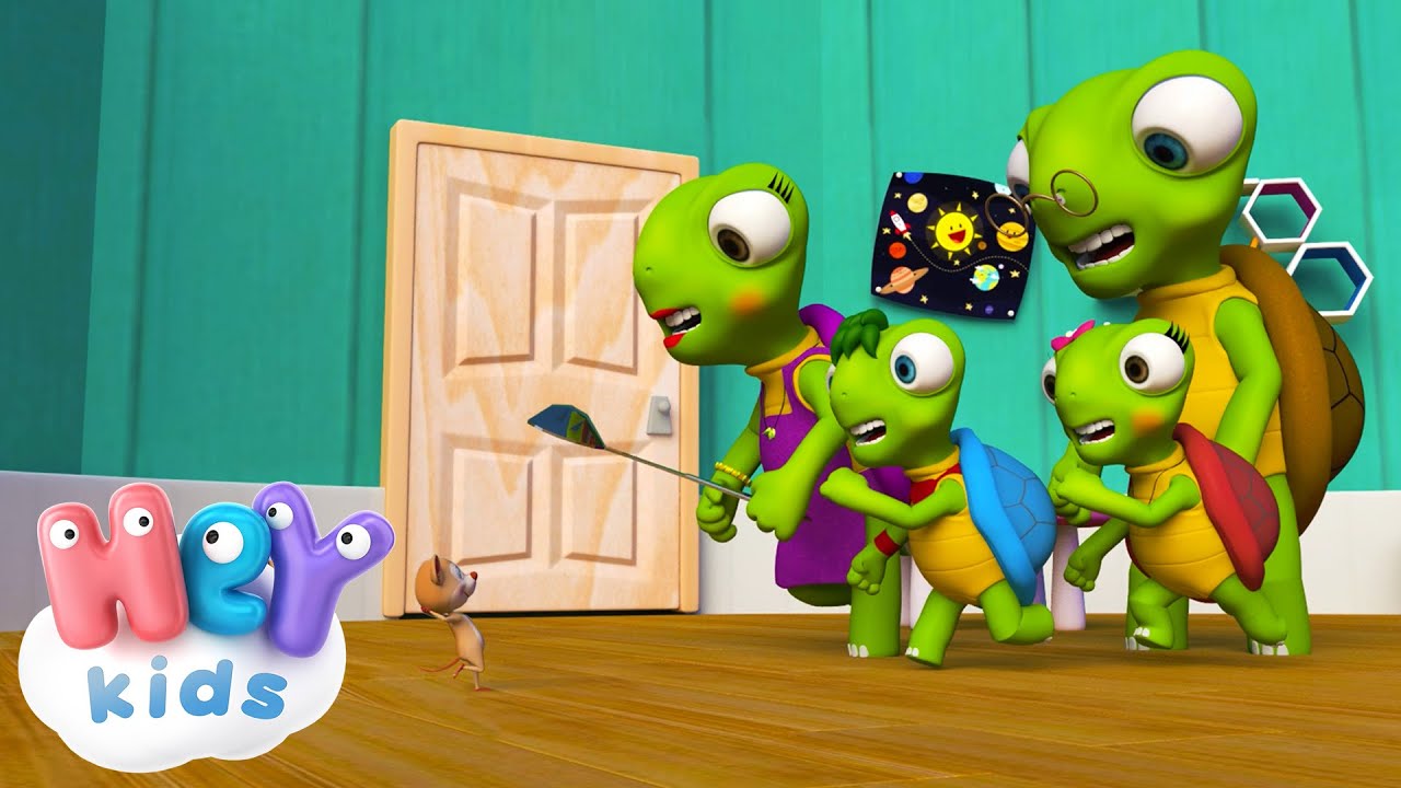 Turtle Song! | Animal Song for Kids | HeyKids Nursery Rhymes | Animaj ...
