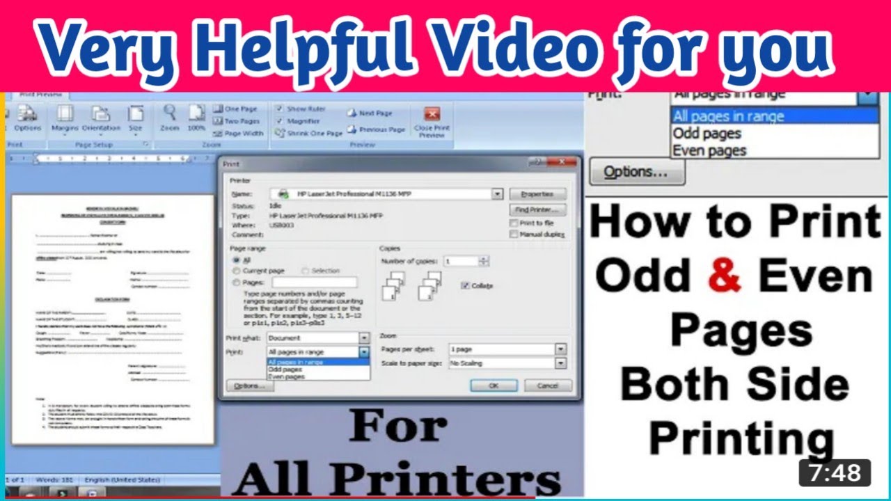 How To Print Odd And Even Pages Both Sides In A Very Short Time Helpful how-to-print-odd-and-even-pages-both-sides-in-a-very-short-time-helpful