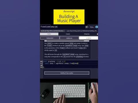 Building a Music Player #javascript #freecodecamp #javascriptprojects #webdeveloper - YouTube