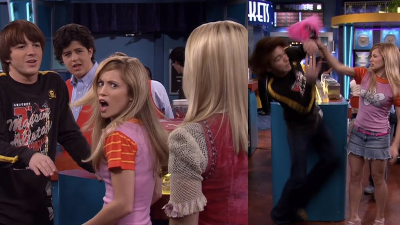 Drake & Josh - Yooka Catches Drake Flirting With Another Woman - YouTube