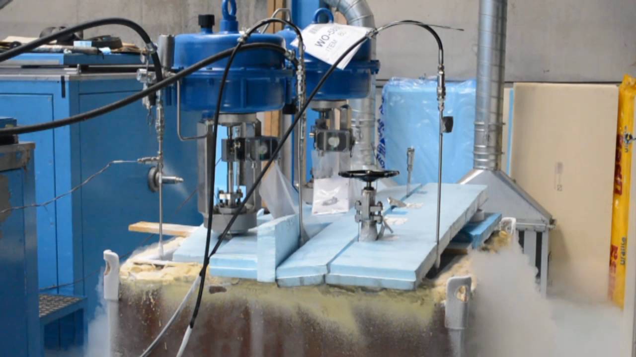 Cryogenic Testing of Pneumatic operated Globe valve DN150 PN16 - YouTube