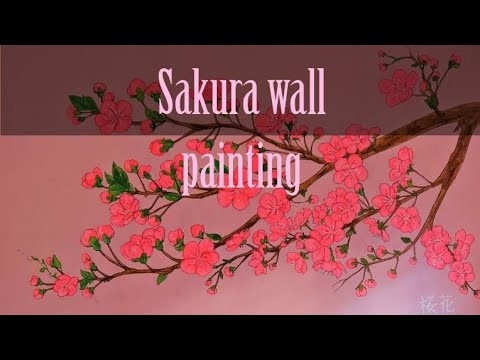 Sakura wall painting with @MontMarteArt - YouTube