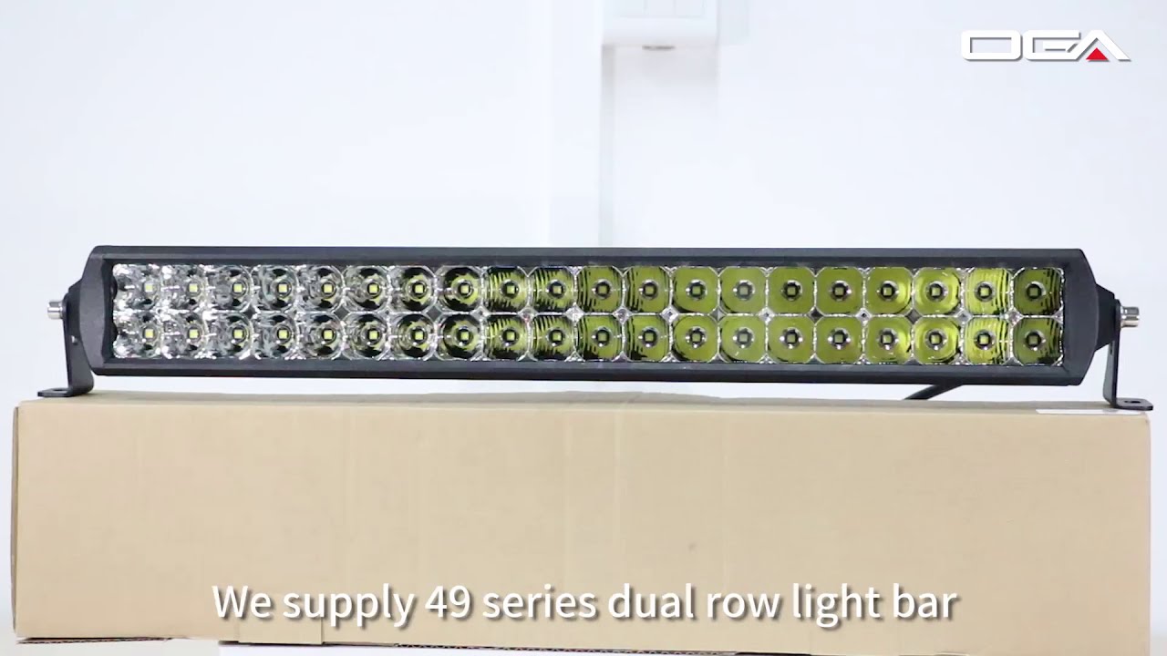 High Brightness 49 Series No Screw Front Frame Dual Row Light Bar - YouTube