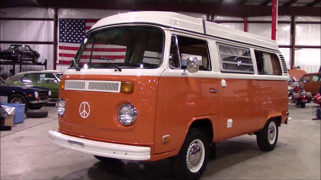 1974 Volkswagen Van Orange - YouTube